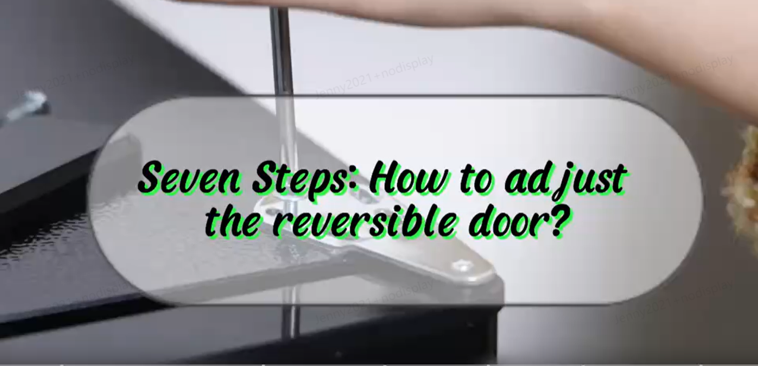 Watch How to adjust the reversible door on Amazon Live