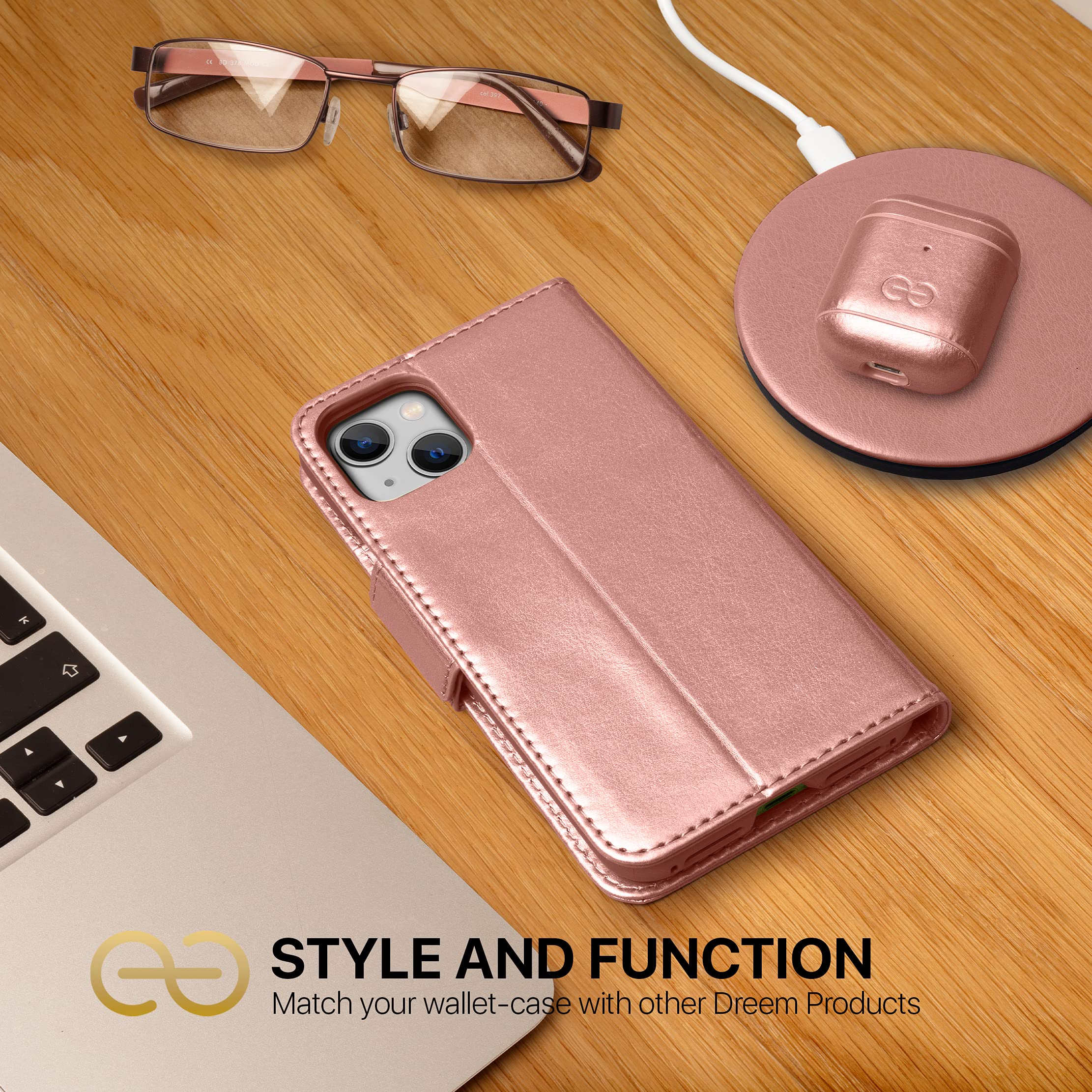 Snapklik.com : Dreem Fibonacci iPhone 13 Wallet Case / 2-in-1 Shockproof Case And Detachable ...