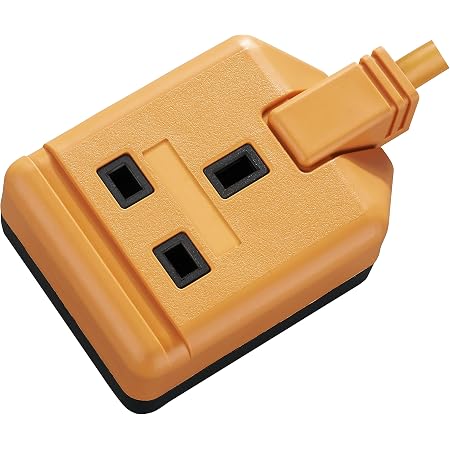 Masterplug EXS1342O-01 Permaplug Four Socket Extension Lead with Power ...