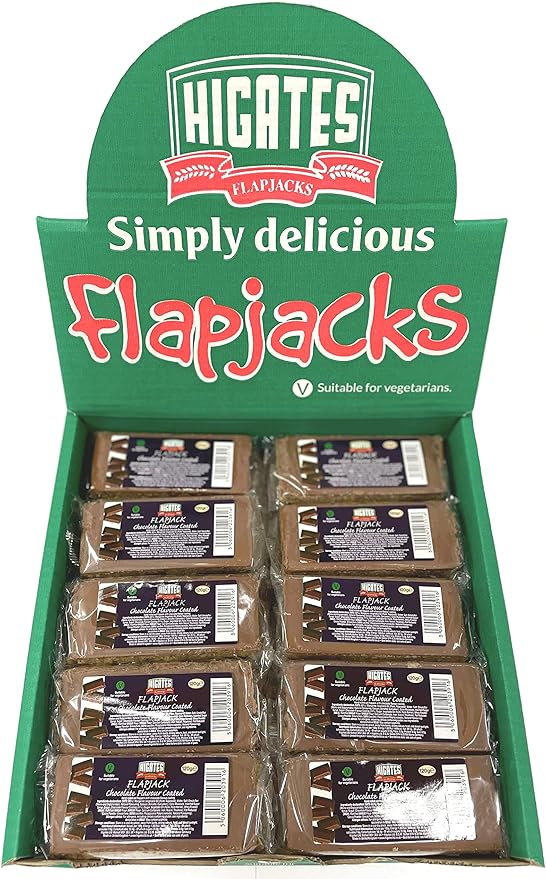Higates Flapjacks Chocolate Flavour Coated 120g : Amazon.co.uk: Grocery