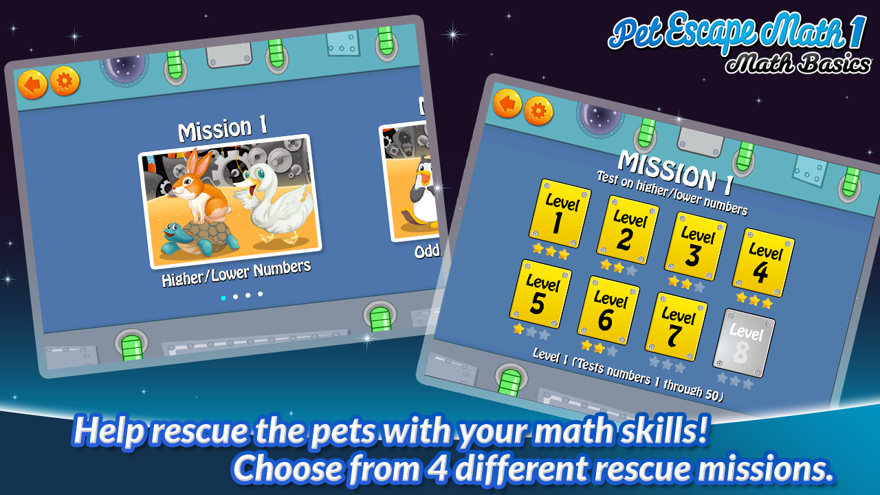 Pet Escape Math 1 - Math Basics for Kindergarten to 2nd Grade - App on ...