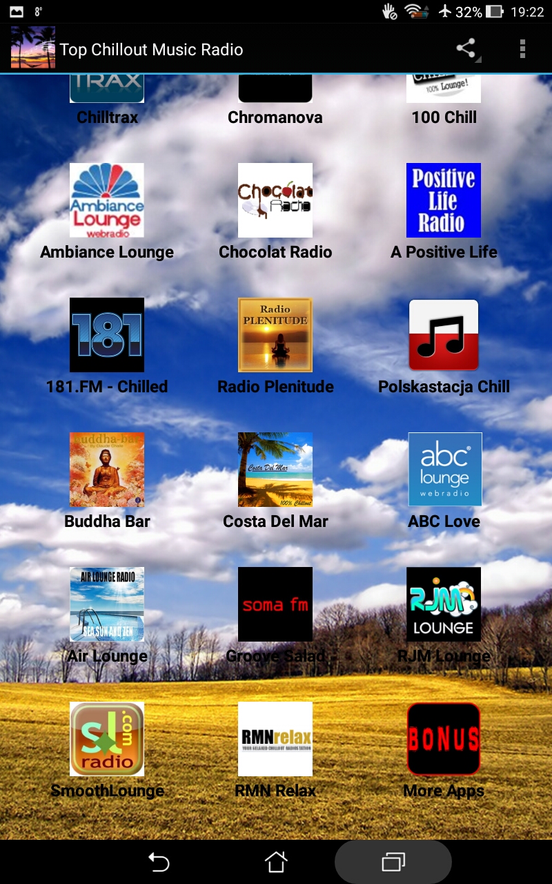 Top Chillout Music Radio - App on Amazon Appstore