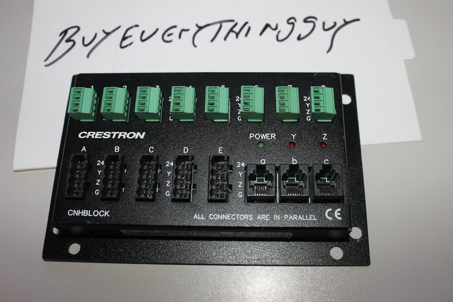 crestron cnhblock Rack-mountable Multi-type Cresnet Distribution Block ...
