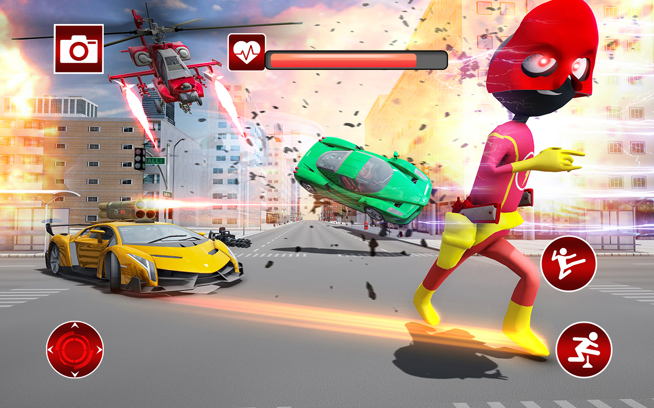 Real Stickman Speed Hero Stickman Rope Hero Police Stickman Rope Hero ...