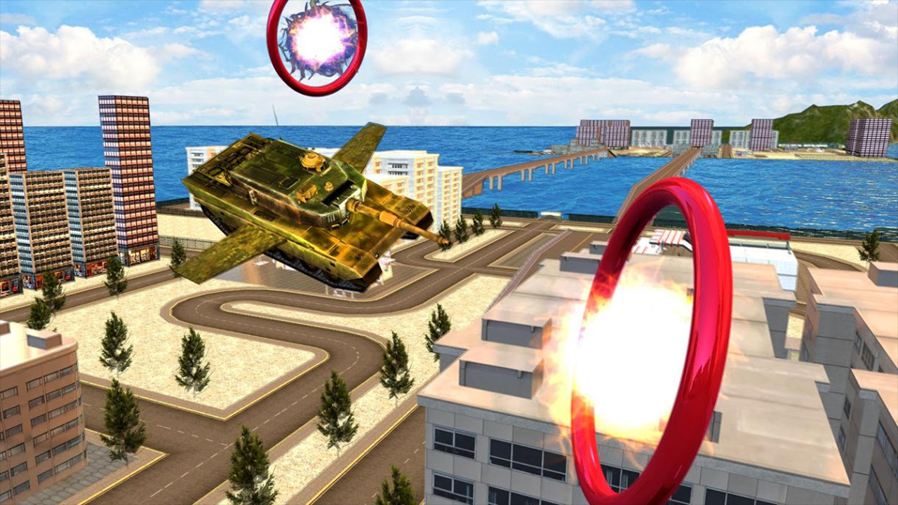 Flying US Army Tank 3D Simulator Game: Battle Ground Hyper Power Hero ...
