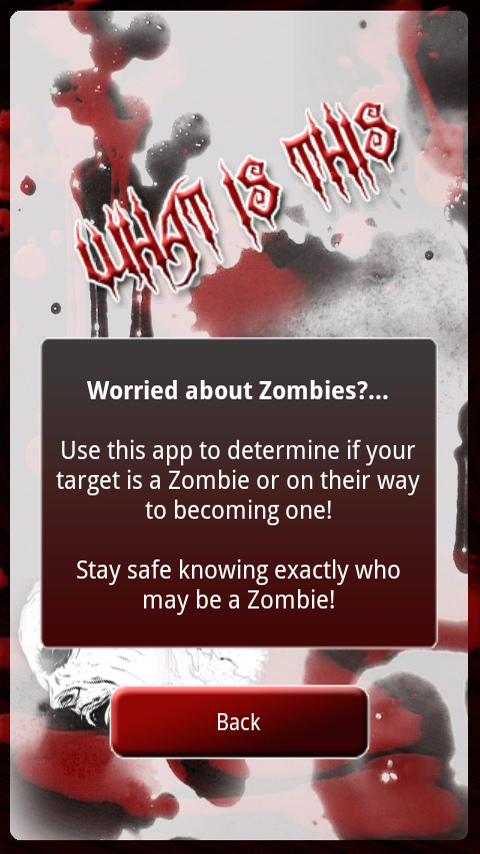 Zombie Scanner - Application sur Amazon Appstore