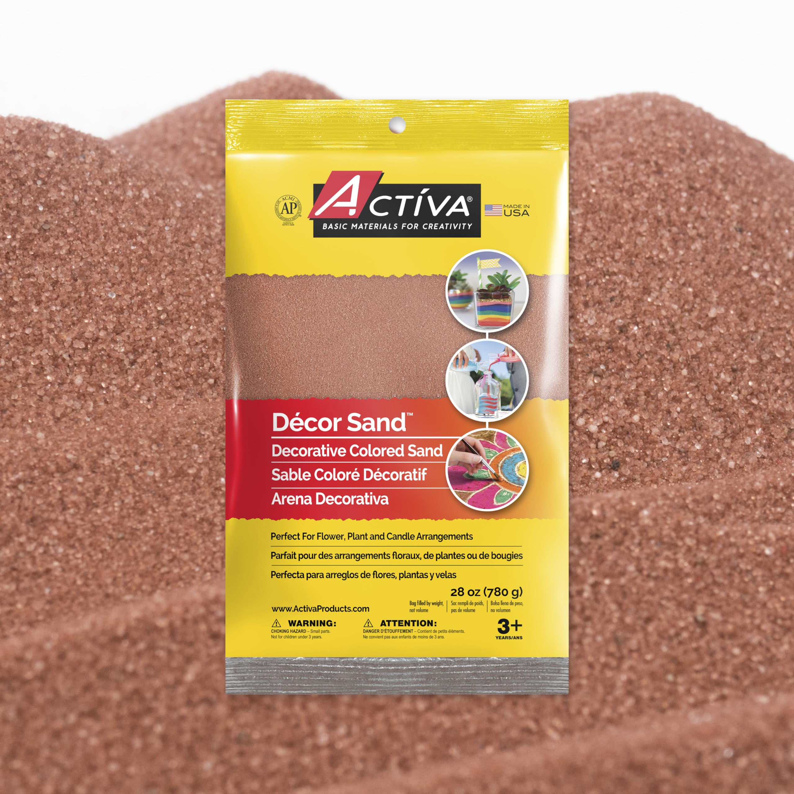 Snapklik.com : Activa Harvest Decorative Colored Sand, 28-oz