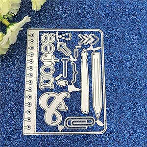 Amazon.com : Metal Cutting Dies Molds,Metal Cutting Dies Notebook DIY ...