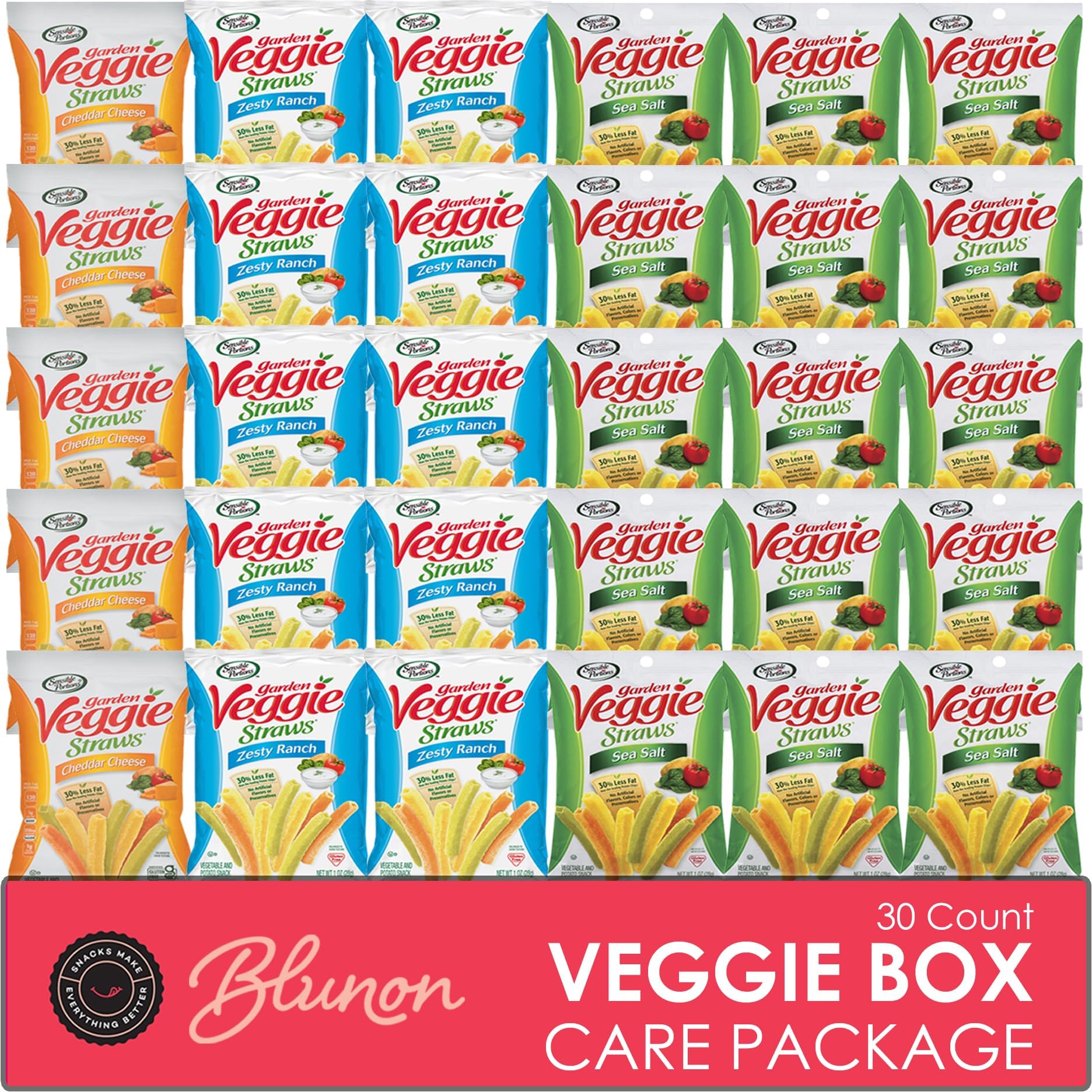 Amazon.com : Veggie Straw Variety Pack - Assortment of Garden Sea Salt ...