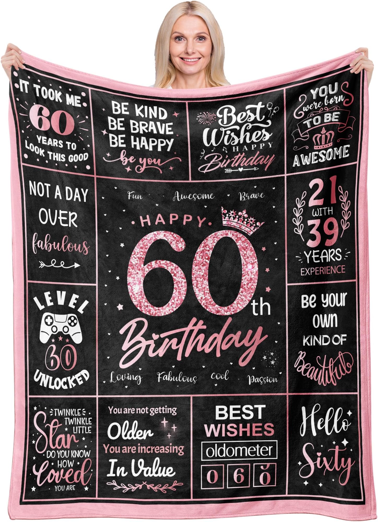 Amazon 60 Birthday Gifts For Women 60th Birthday Blanket With amazon-60-birthday-gifts-for-women-60th-birthday-blanket-with