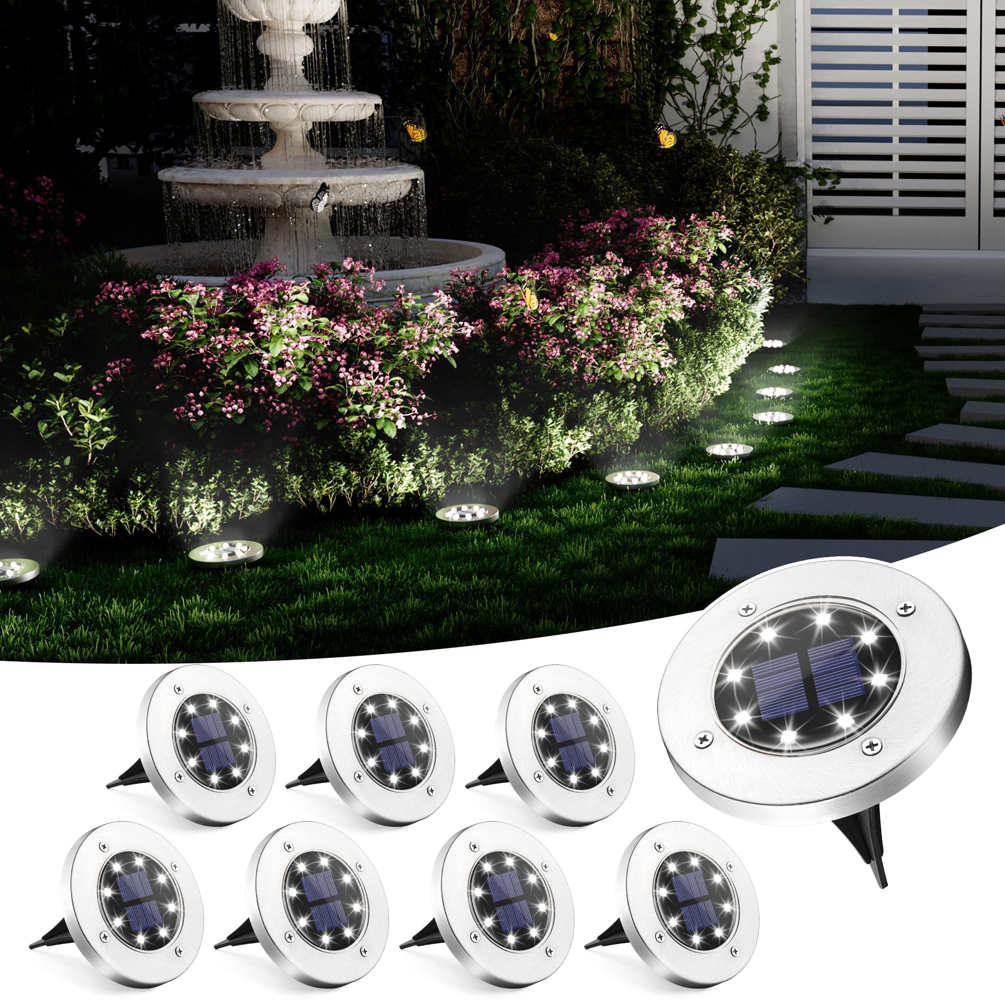 Solar Lighting Outdoor In Ground Commercial Solar Spot Lights Prime