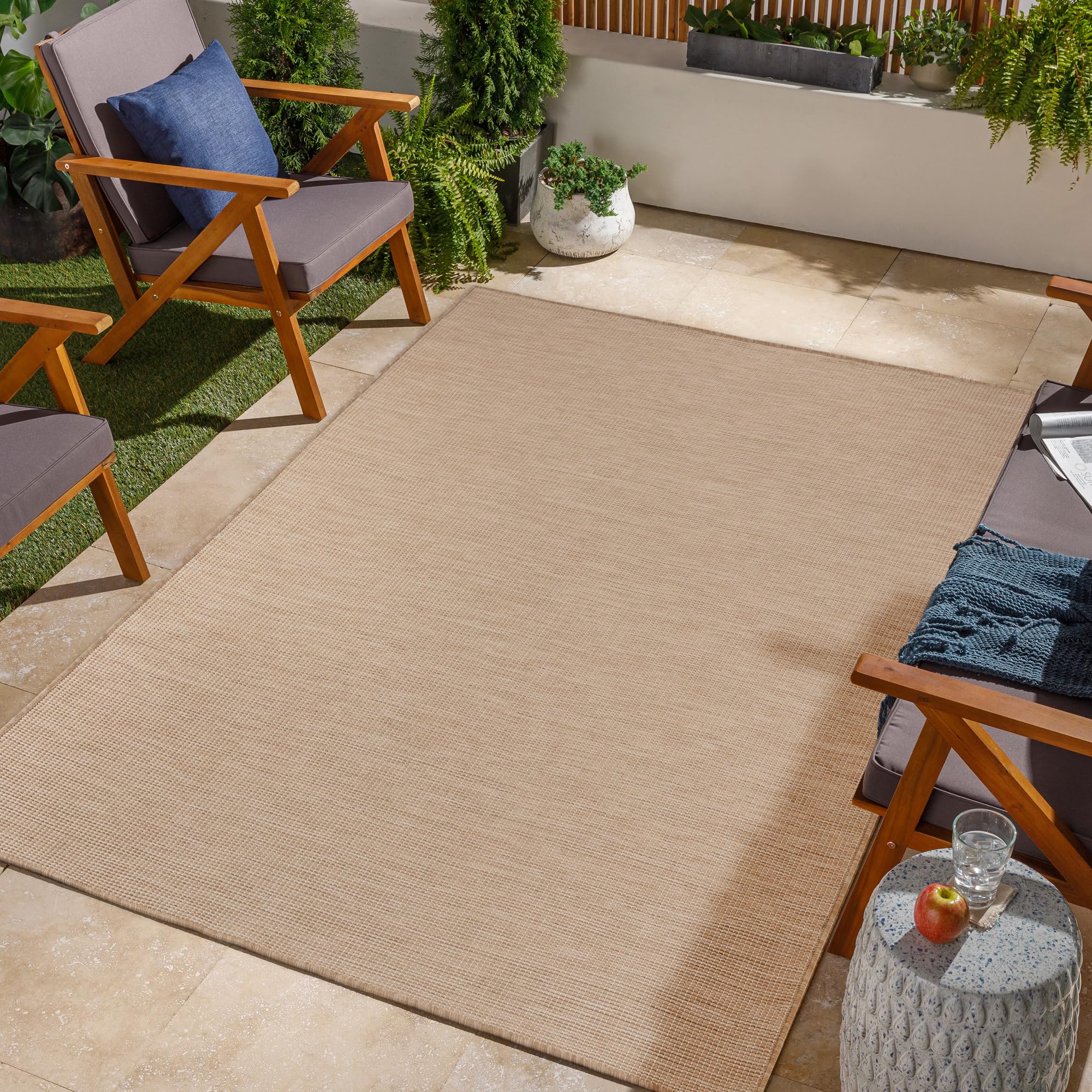 Jimri Indoor and Outdoor Rug - Weatherproof Rug for Balcony, Patio ...