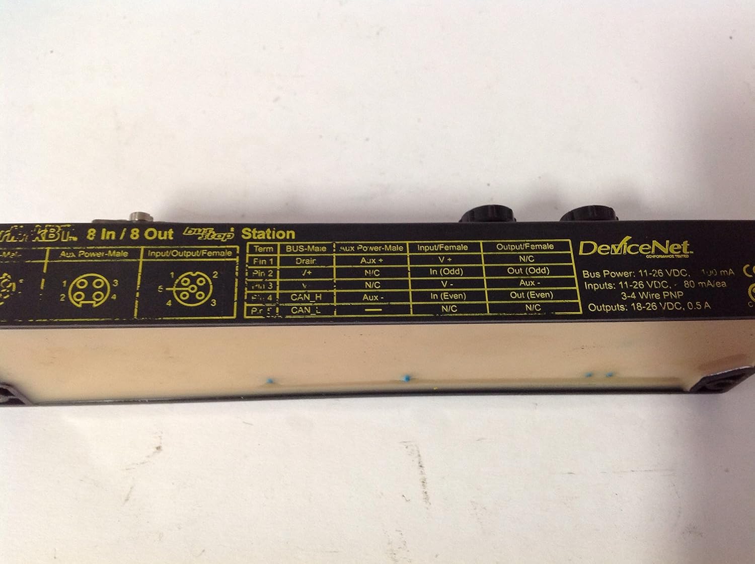 TURCK FDNP-S0808G-WW (F0126), 11-26 VDC Input, 18-26 VDC Output, 8 Port ...