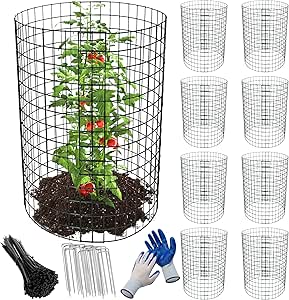 Amazon.com : 8pcs Plant Protectors from Animals, 13.8"x 12" Wire Plant ...