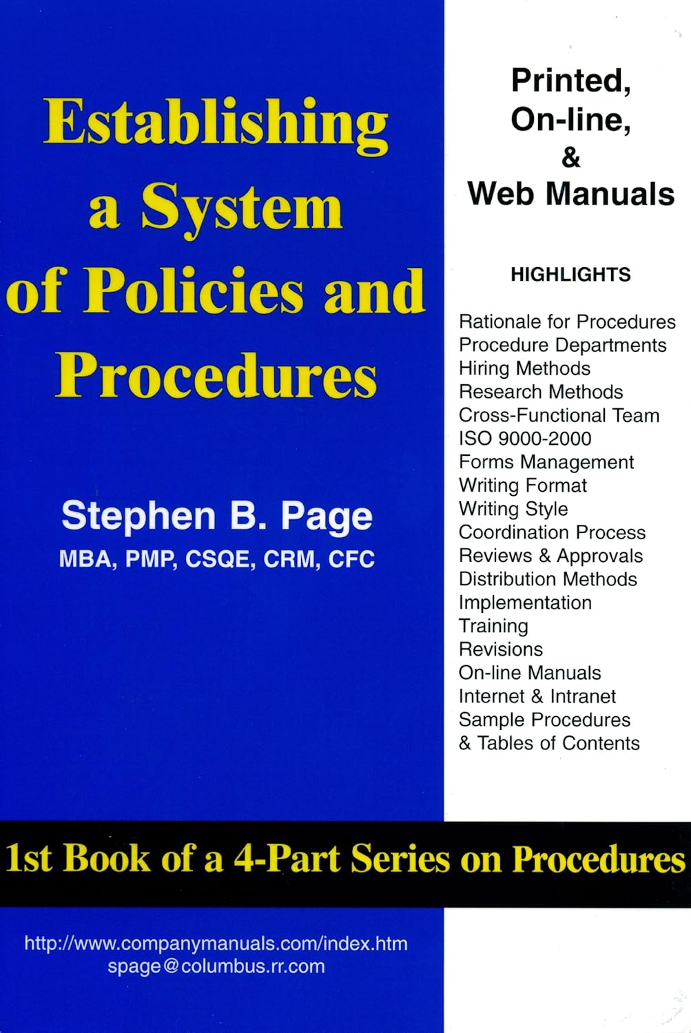 Establishing a System of Policies and Procedures: Absolute Basics of ...