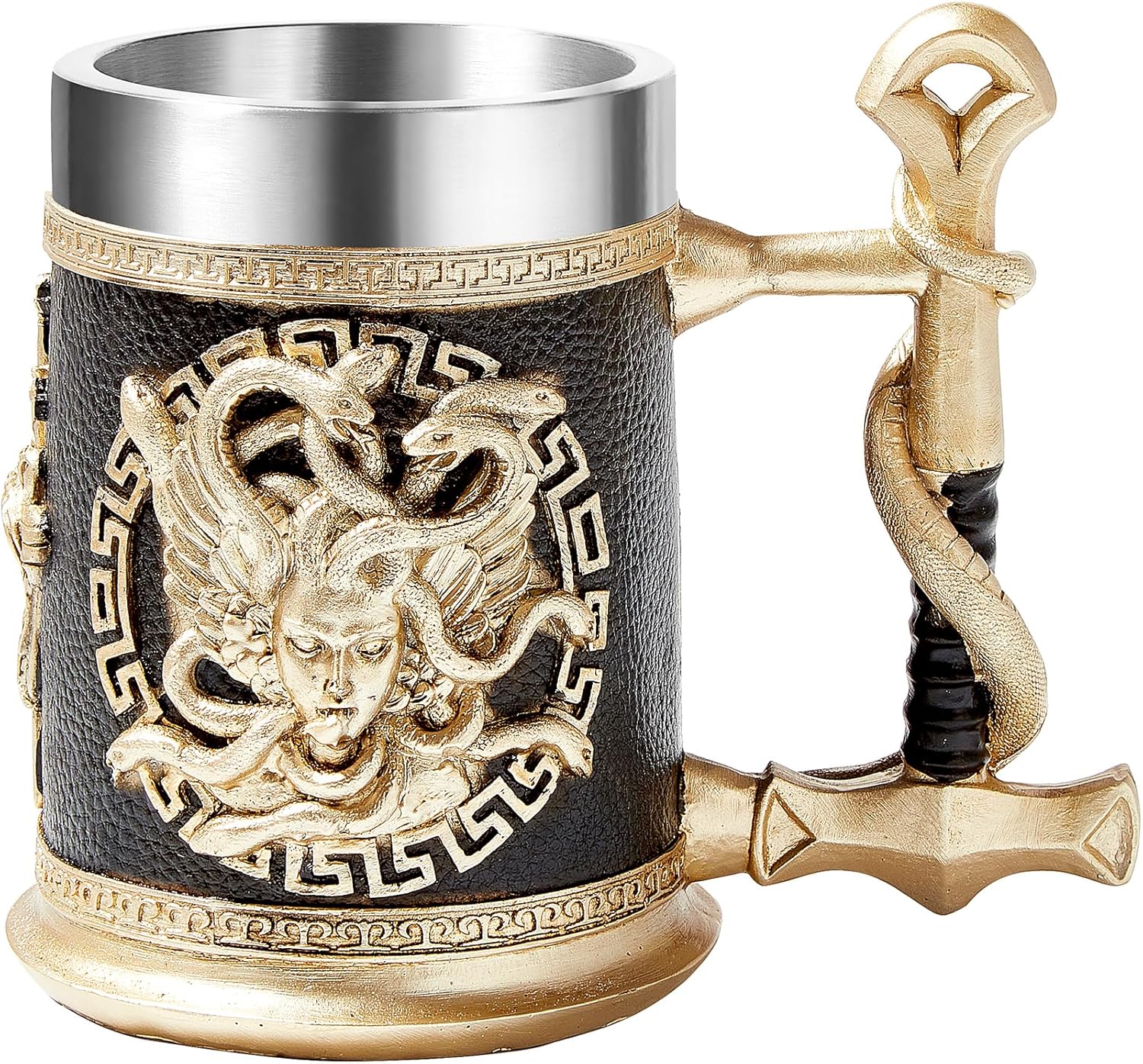 Amazon.com | Ottalent Ottalen Greek mythology Medusa Beer Stein Mug ...