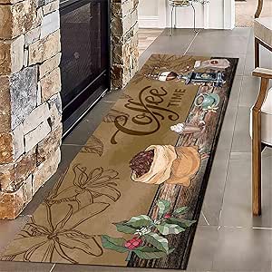Amazon.com: USHIRUG Coffee Area Rugs 2.6x7ft Family Farmhouse Brown ...