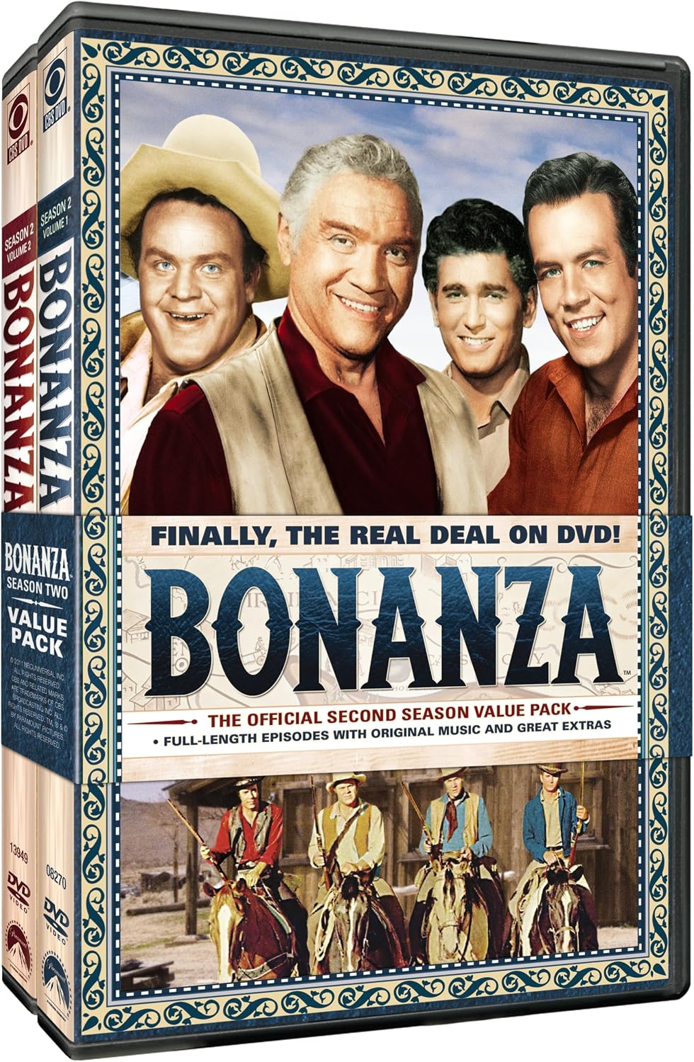 Bonanza: Official Second Season V.1&2 [Importado] : Greene, Lorne ...