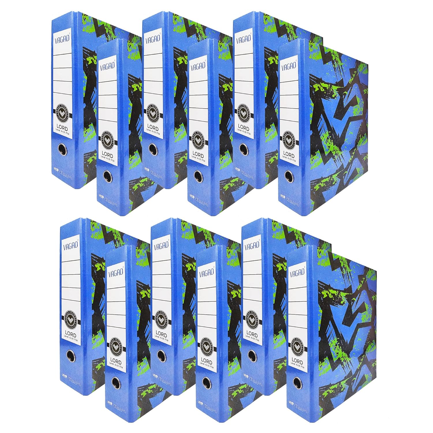 VAGAD® Office Lever Arch Box File Clip Binder Laminated Box File Folder ...