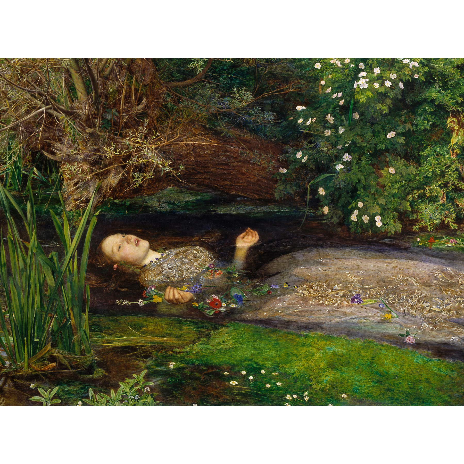 Ophelia Millais Detail