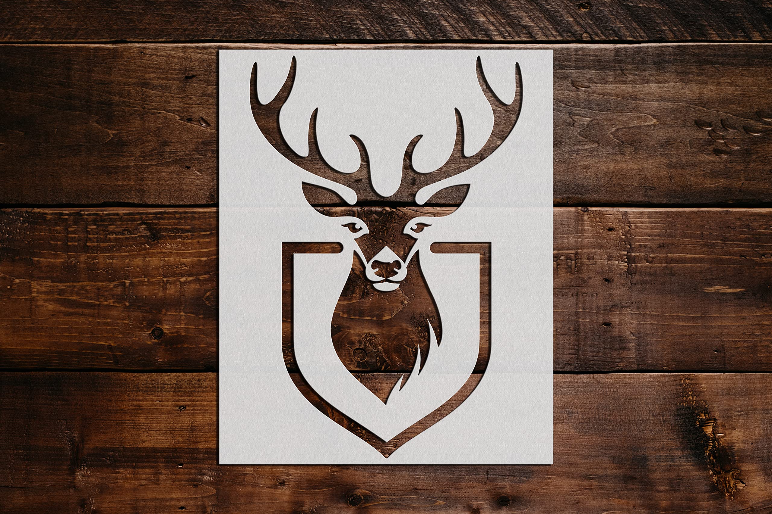 Deer Head Stencils