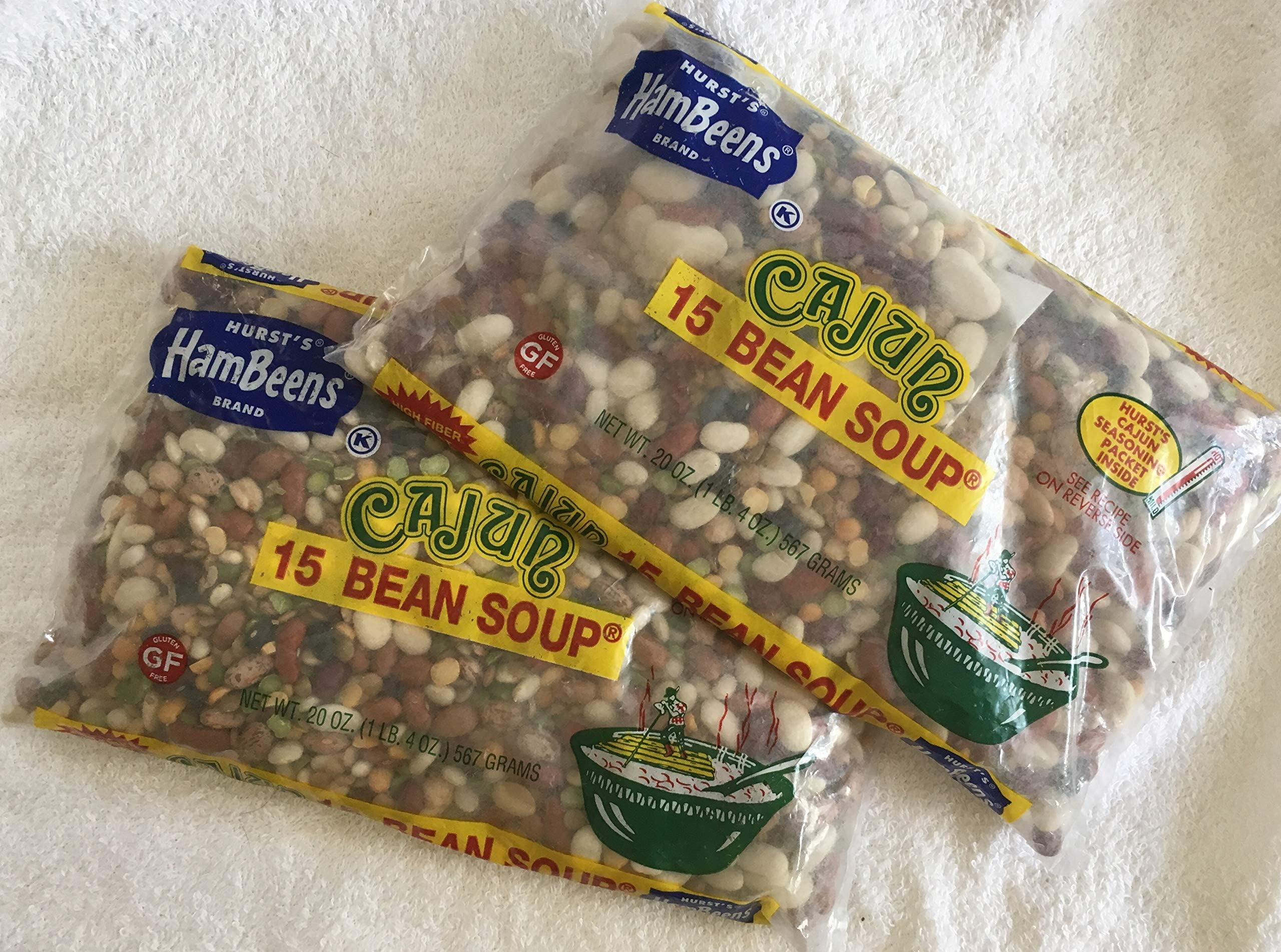 Amazon.com : HamBeens Cajun 15 Bean Soup 2 Bags : Grocery & Gourmet Food