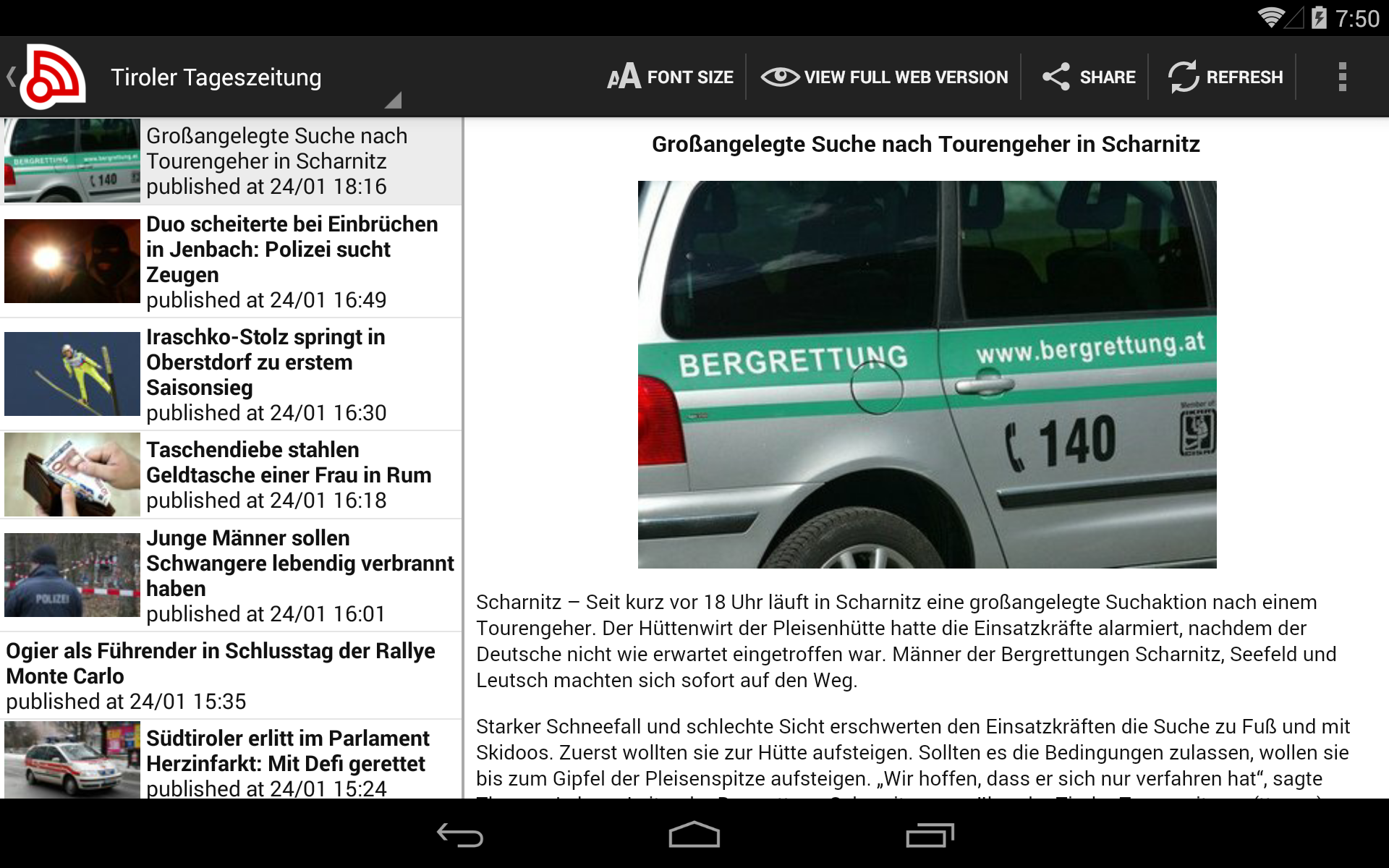 Austrian News - App on Amazon Appstore