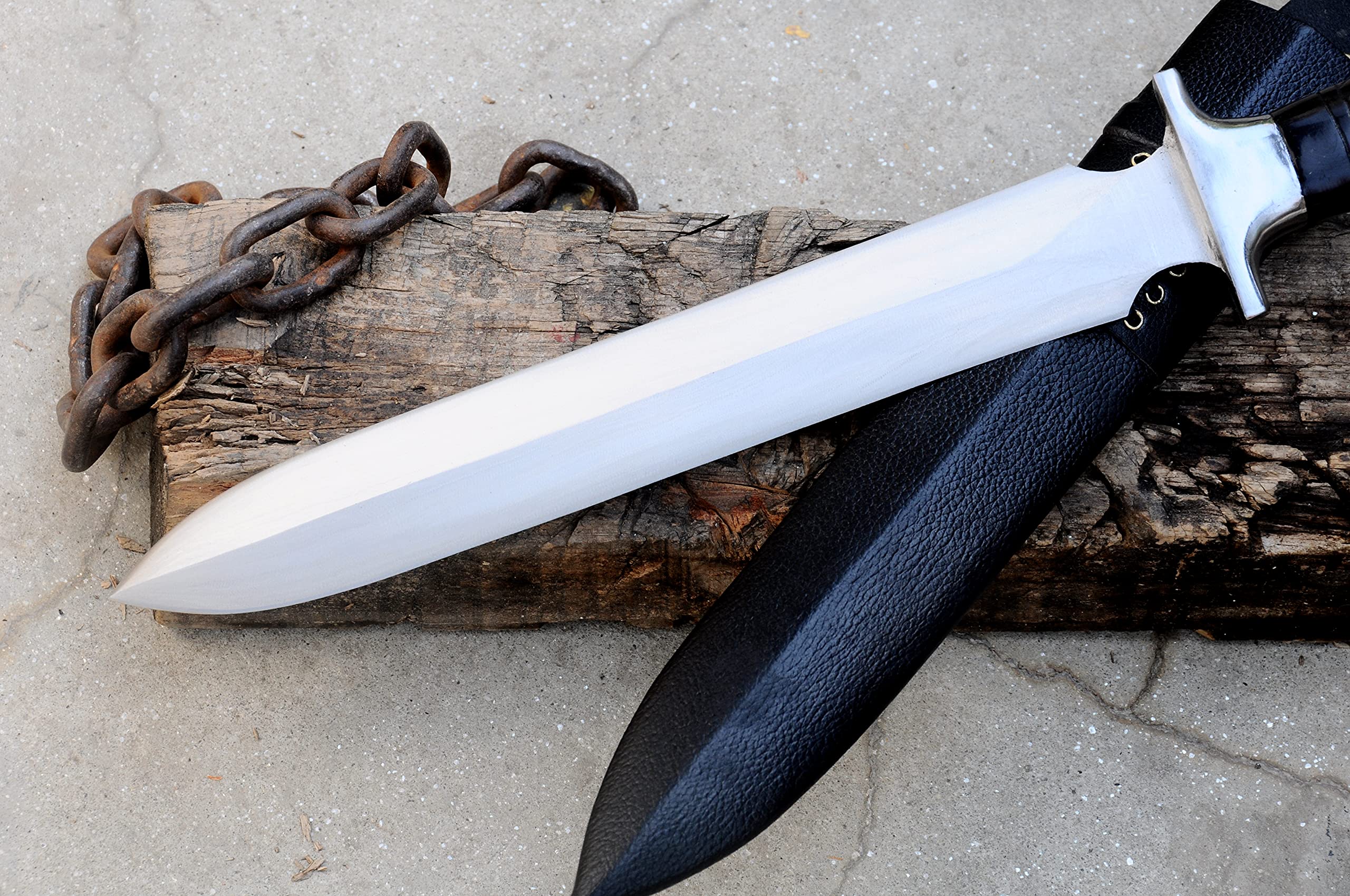 Viking Dagger Steel Seax Viking Dagger With Sheath