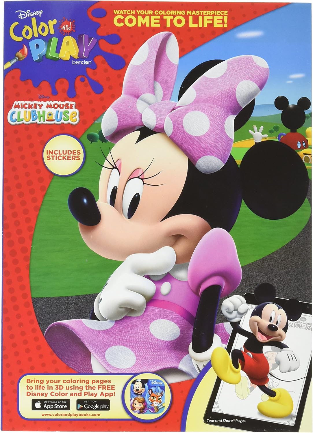 Amazon.com: Mickey Mouse Clubhouse Color Play Come to Life (Includes ...