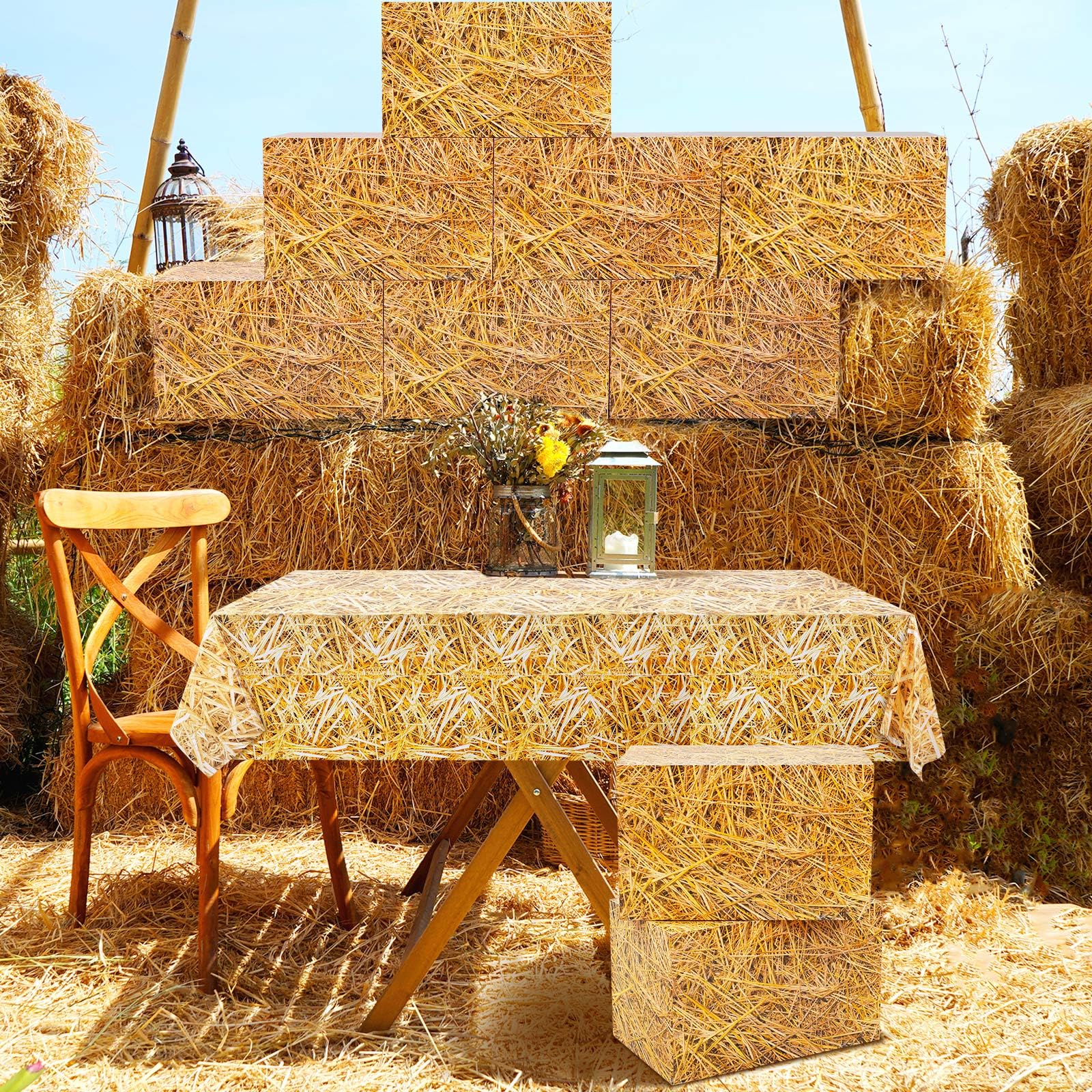Snapklik.com : Hay Bale Party Decoration 6 Pack Western Cowboy Hay Bale ...