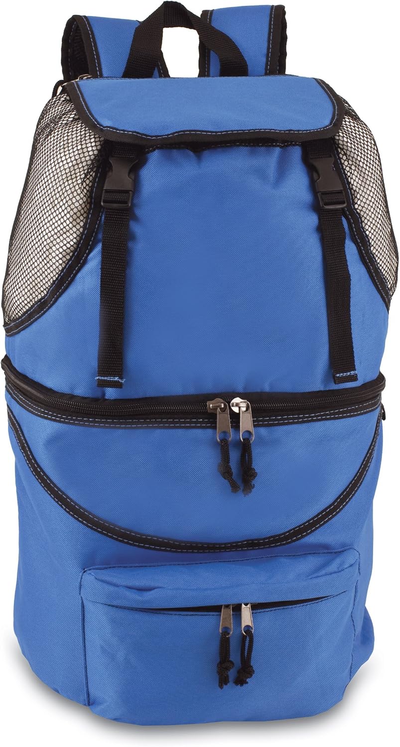 Amazon.com: Picnic Time Zuma Insulated Cooler Backpack, Blue : Sports ...