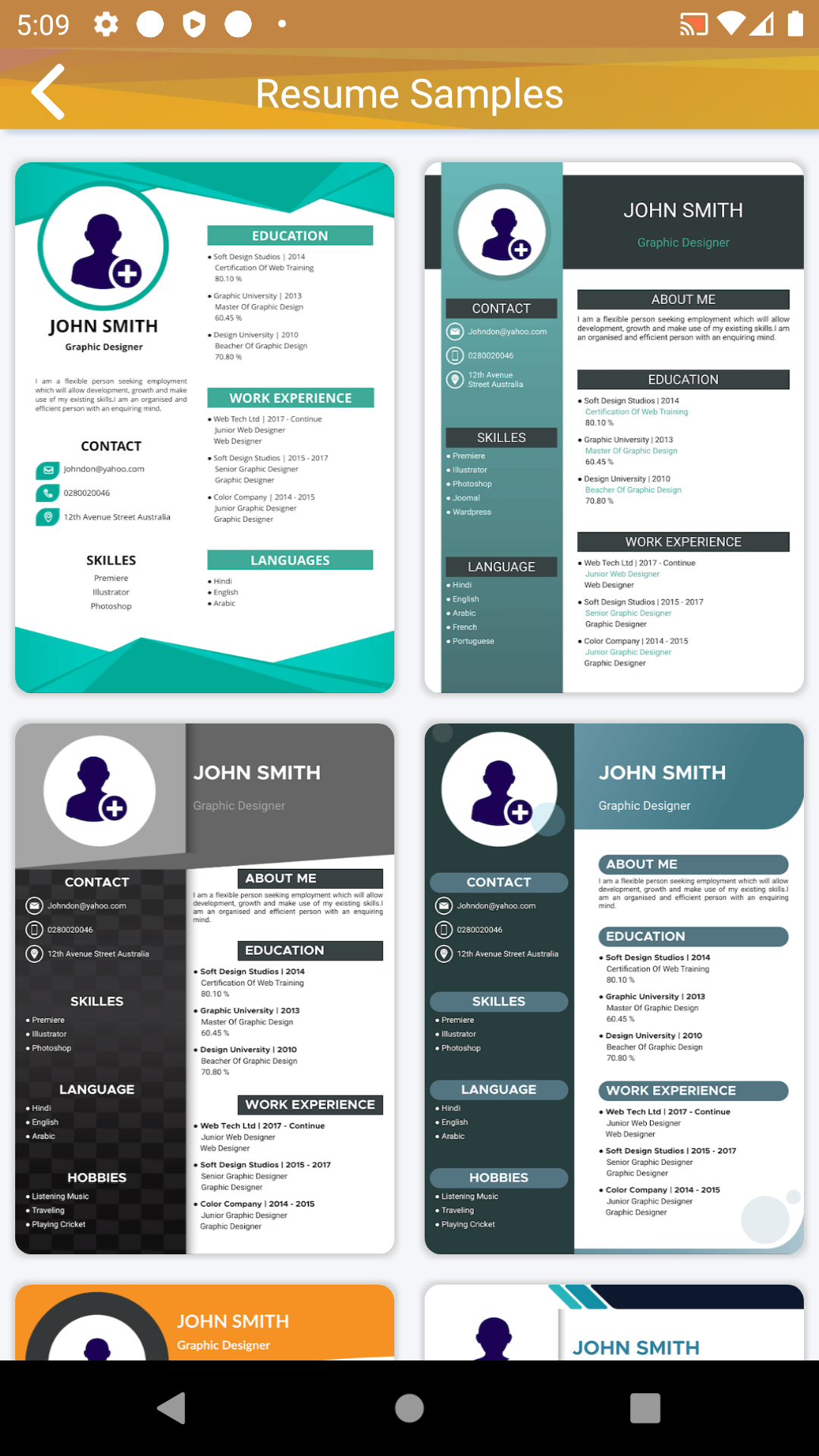 CV Creator Pro - Build Professional Resumes in PDF Format - App on ...