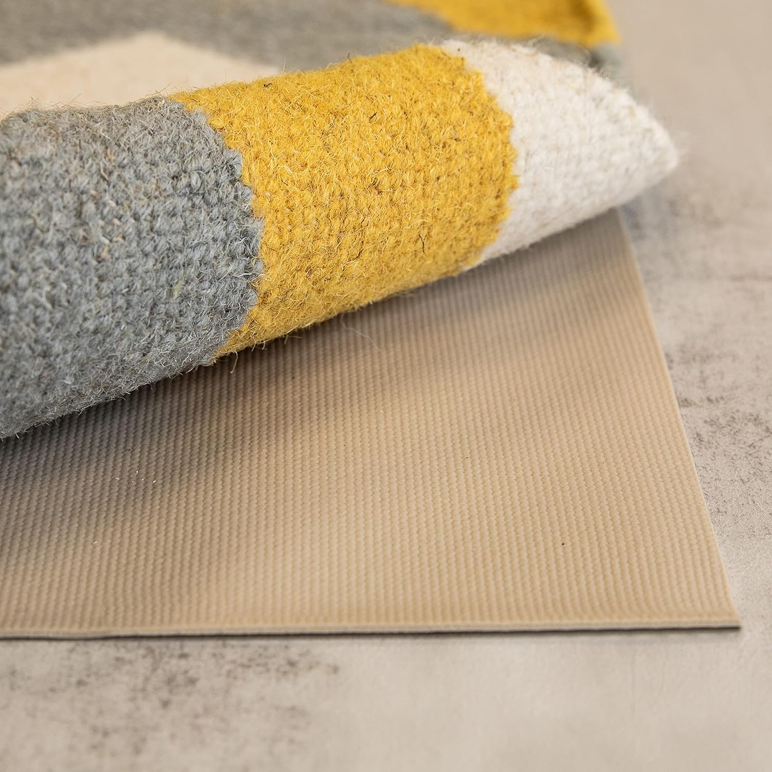 Grip It Solid Cushioned Non Slip Rug Pad For Rugs On Hard Surface