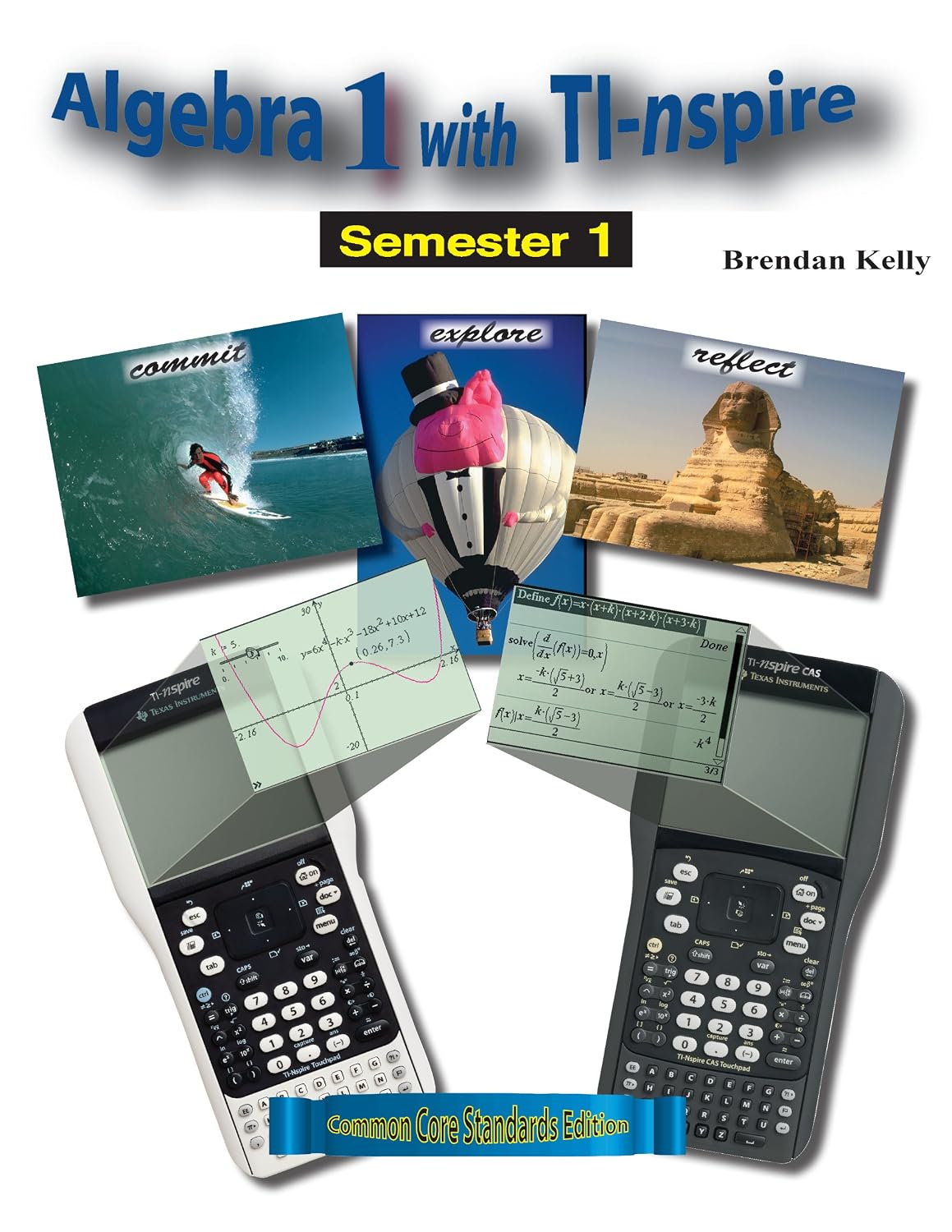 Amazon.com: Algebra 1 with TI-nspire: Semester 1: 9781895997347 ...