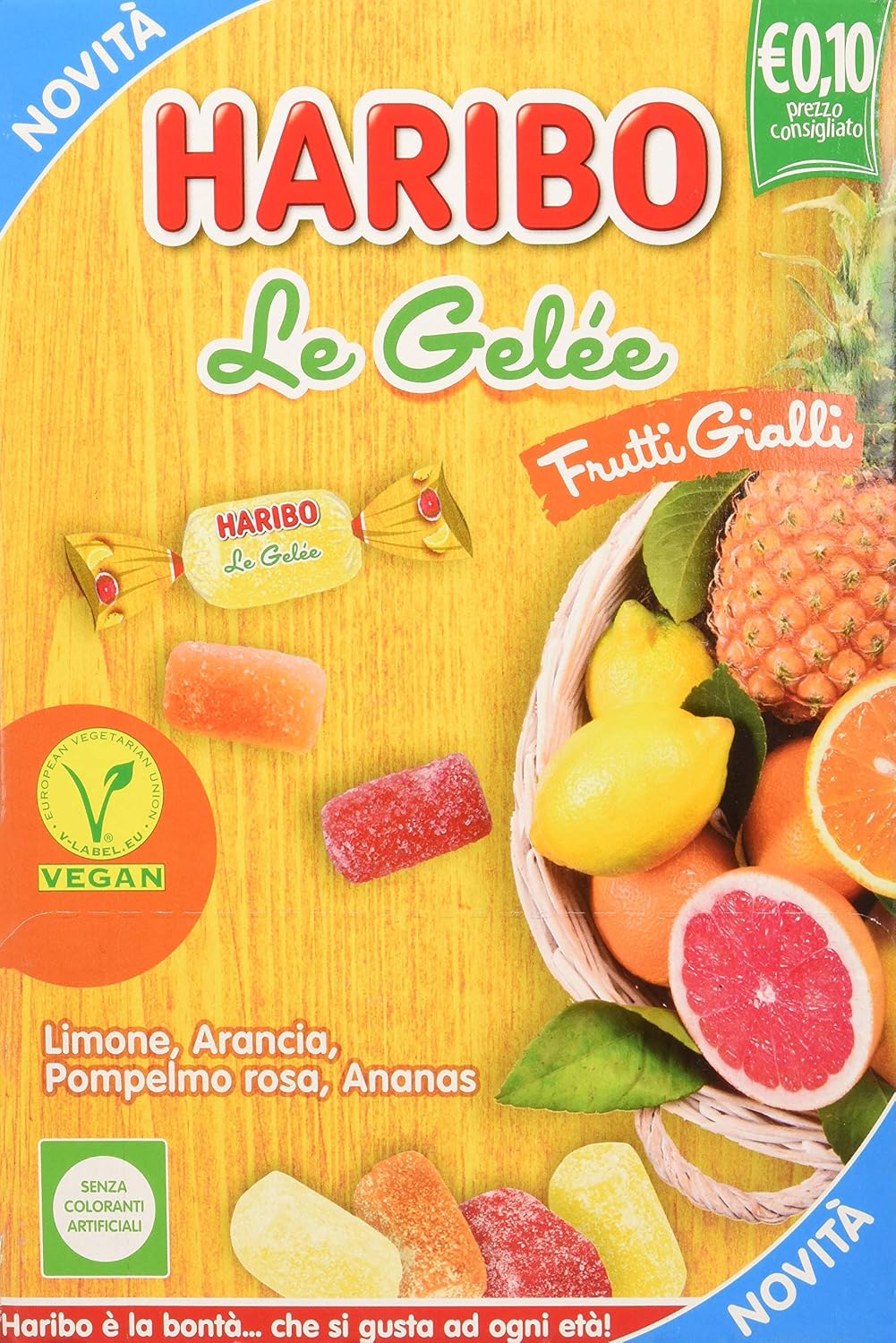 Haribo Display Gelee Frutti Gialli - 1.56 kg : Amazon.it: Alimentari e ...