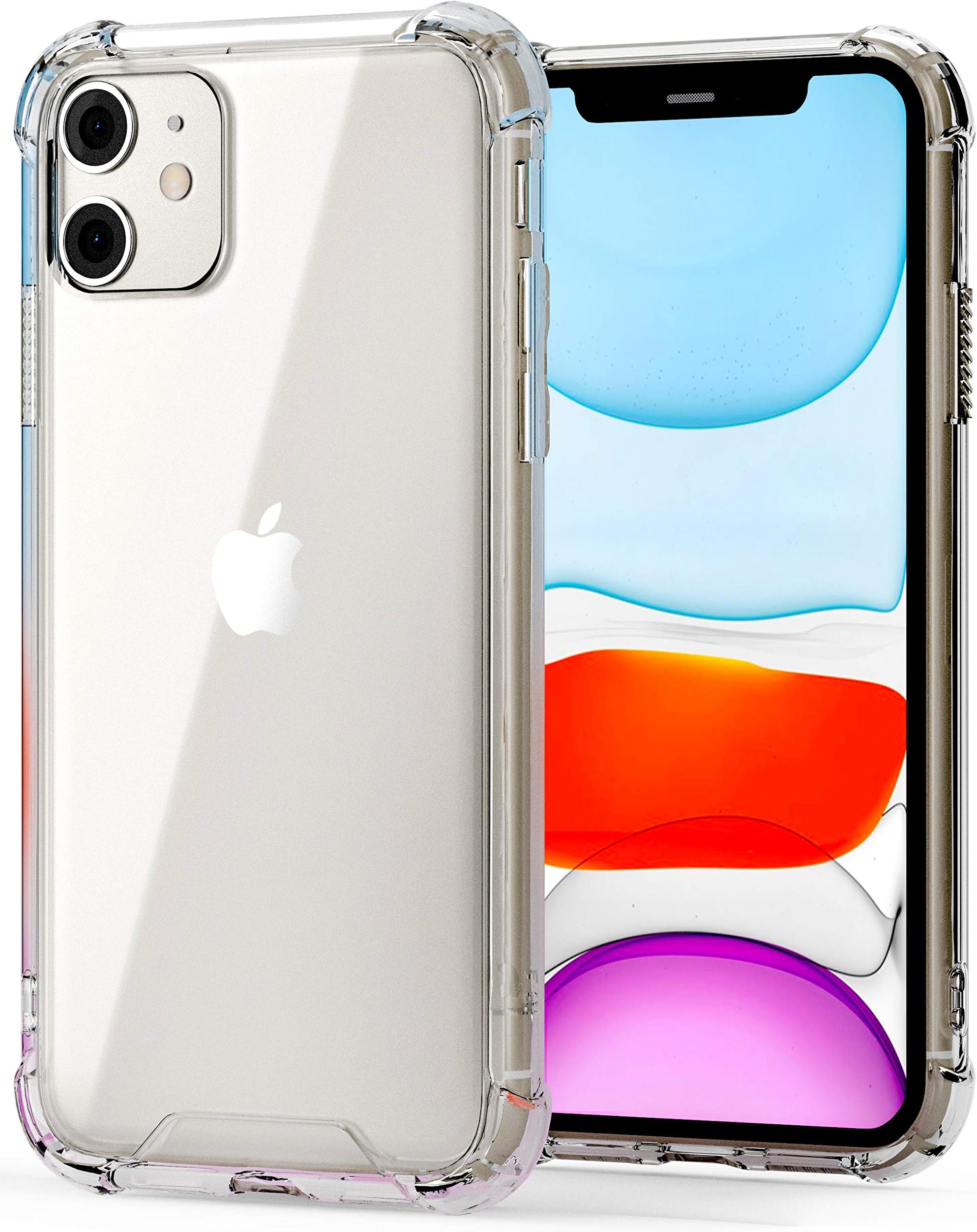 Kinoto Bumper Case for iPhone 11, Clear Bumper Slim Cases for Apple ...
