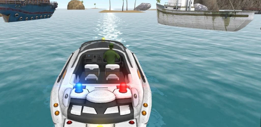Police Boat Action Fighting Simulator Game - Download Best Speed Boat ...