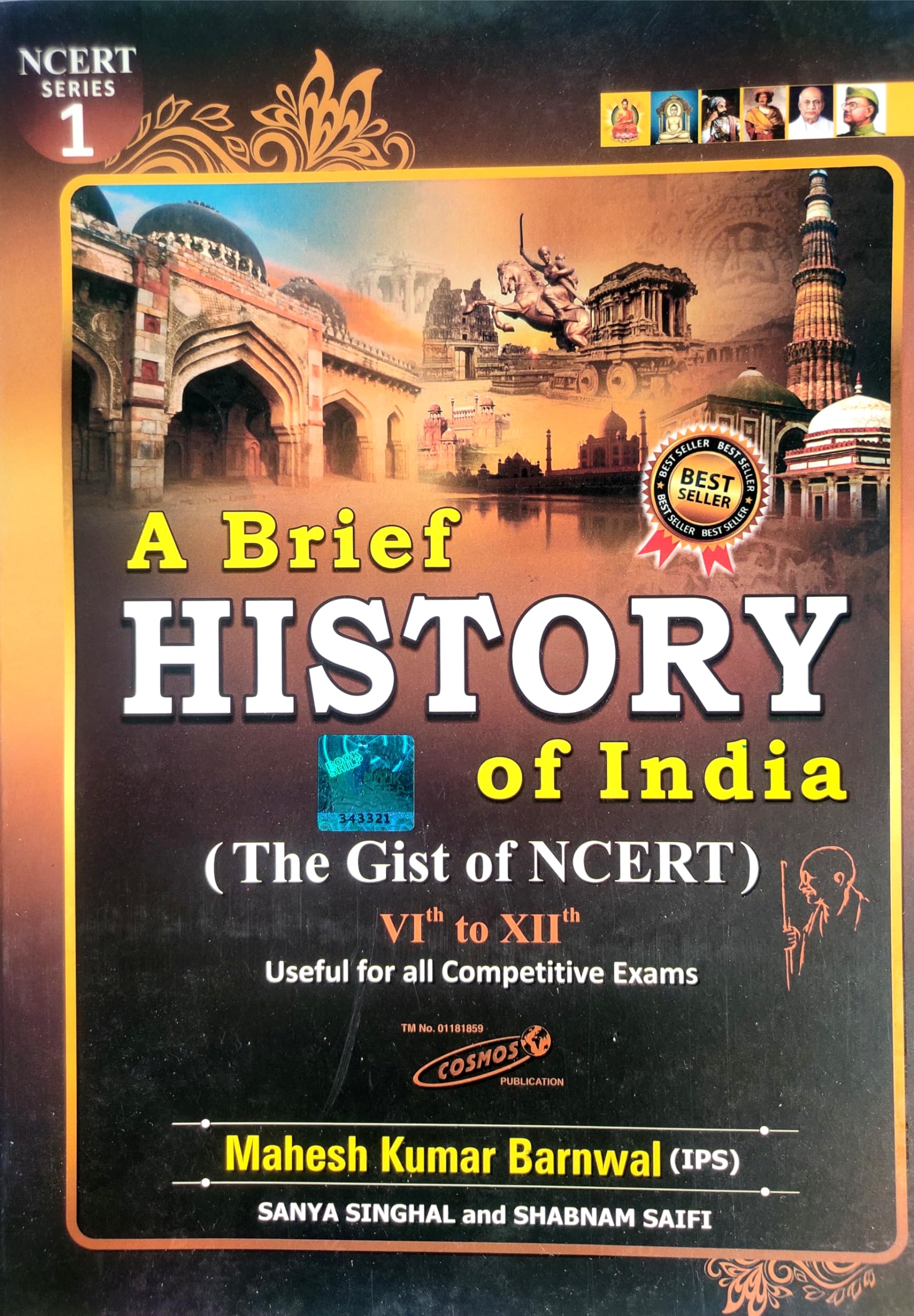 Buy A Brief History Of India (The Gist Of NCERT) (English Medium) Book ...