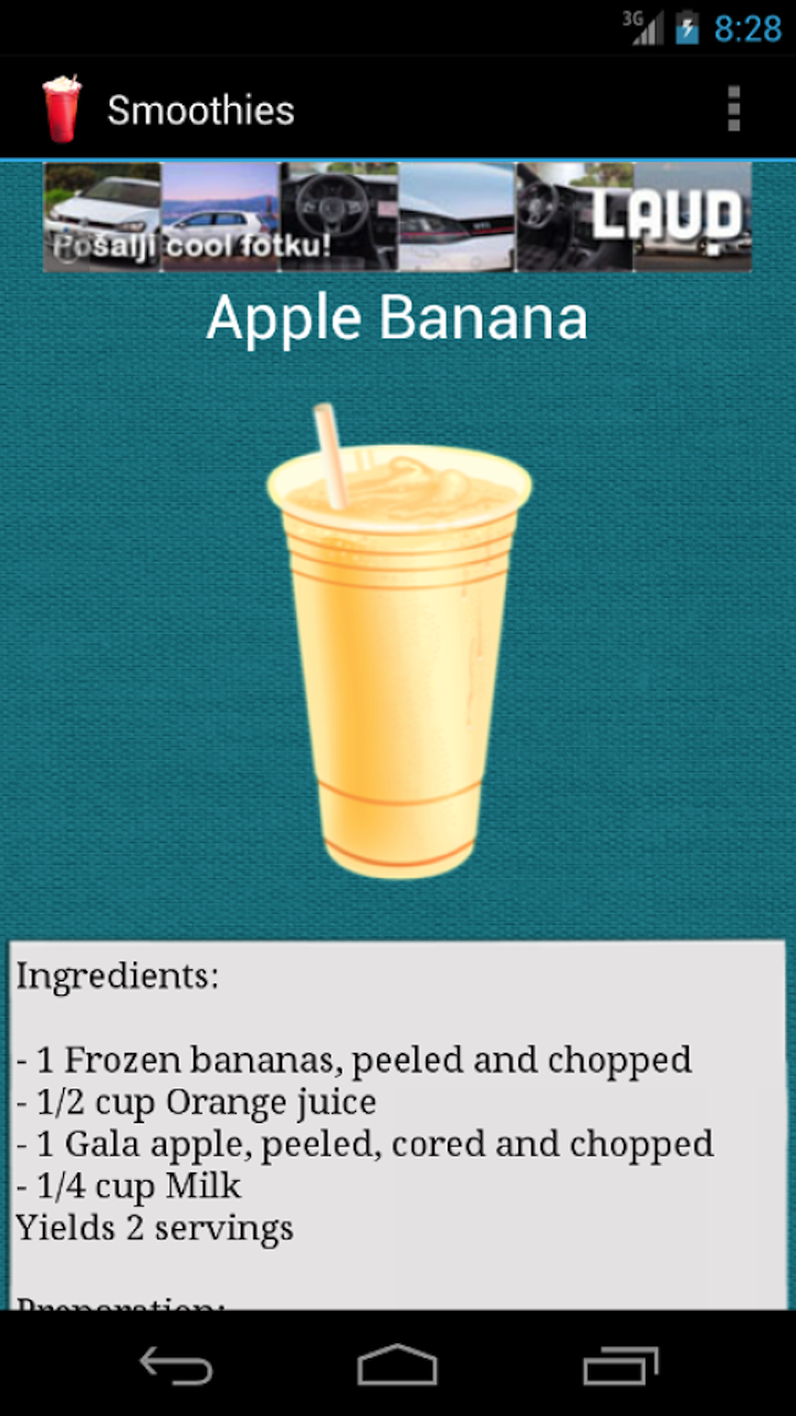 Smoothie Recipes - App on Amazon Appstore