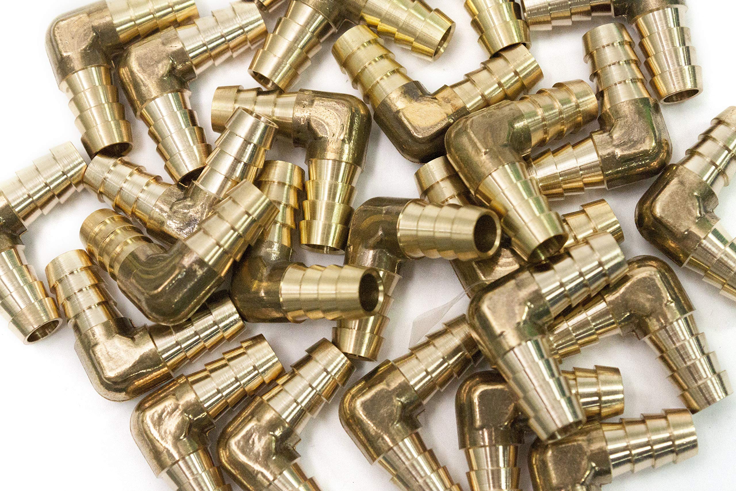 Snapklik.com : LTWFITTING LTWFITTING 90 Deg Elbow Brass Barb Fitting 3/ ...