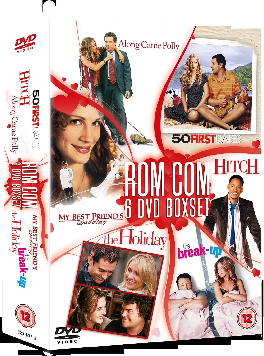 6 Film Box Set: 50 First Dates/ Along Came Polly/ The Break-Up/ Hitch ...