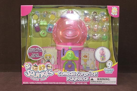 Amazon.com: Squinkies Gumball Surprise Playhouse Series 2 - model 37125 ...