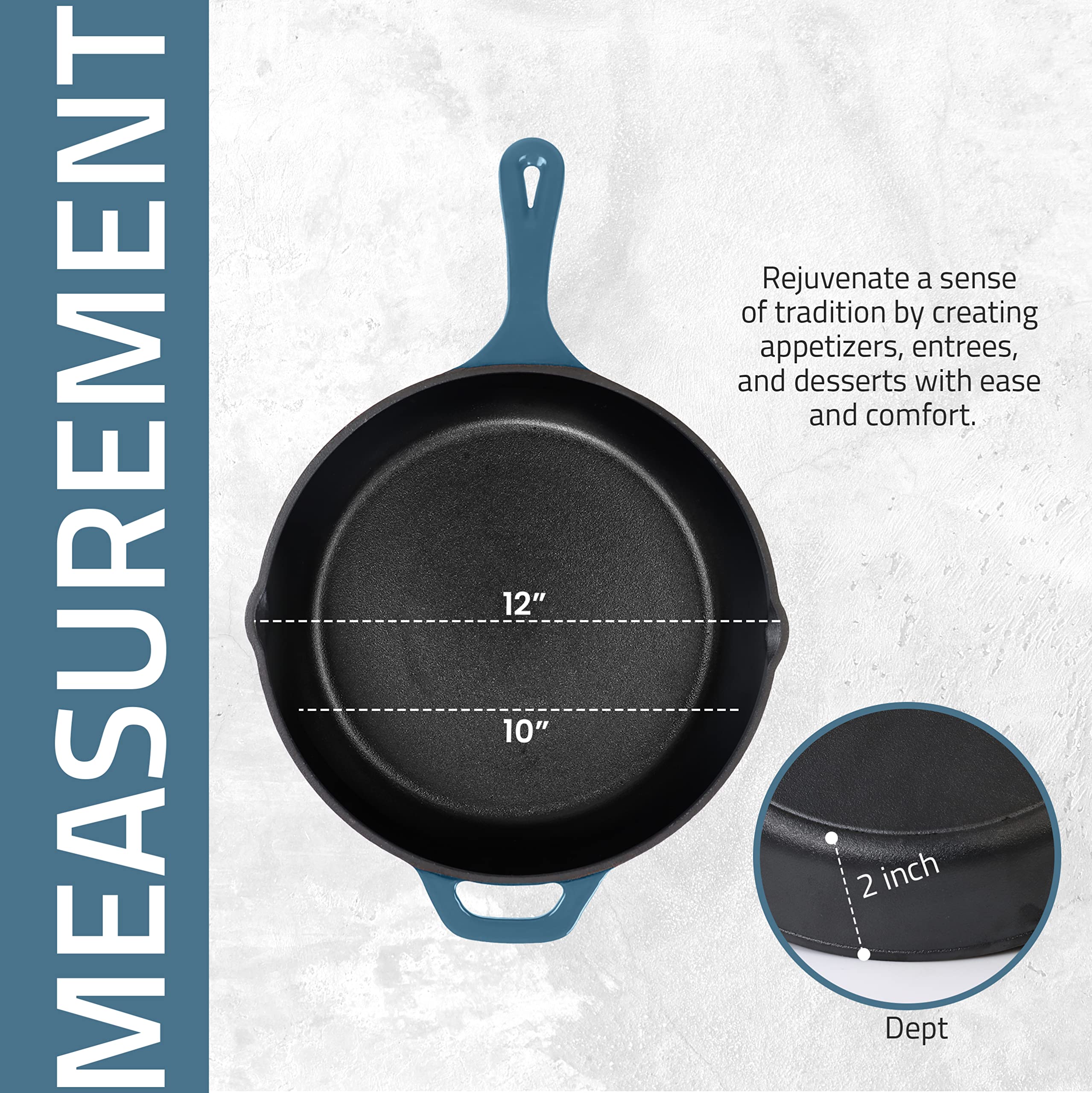 Snapklik.com : Utopia Kitchen Saute Fry Pan - Chefs Pan, Pre-Seasoned ...