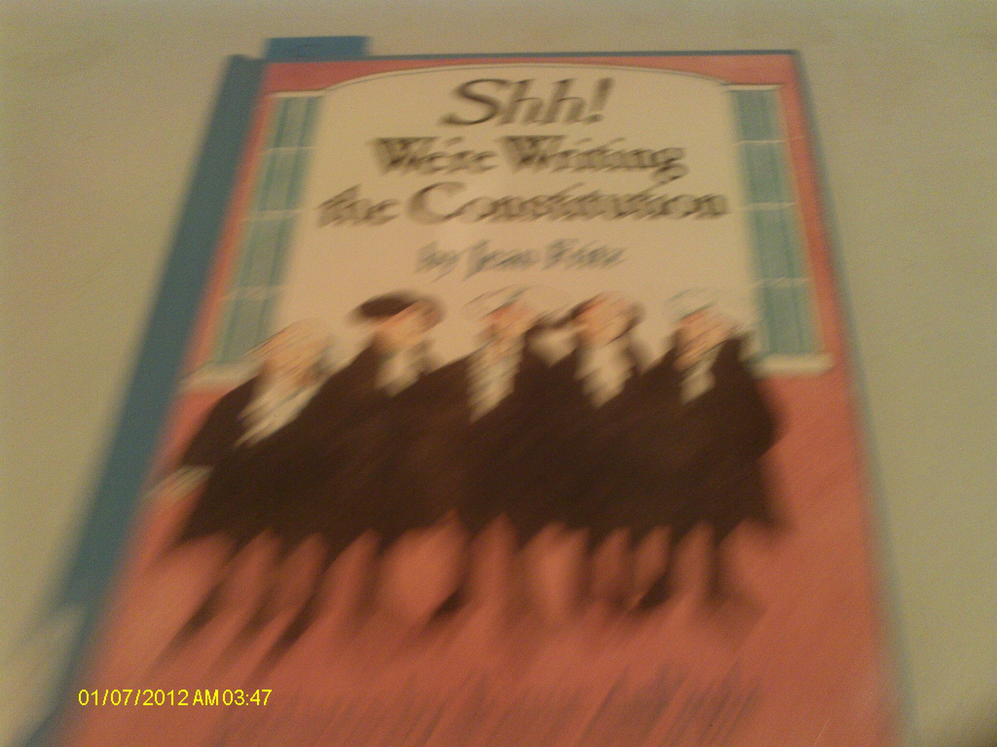 Shh! We're Writing the Constitution: Fritz, Jean, dePaola, Tomie ...