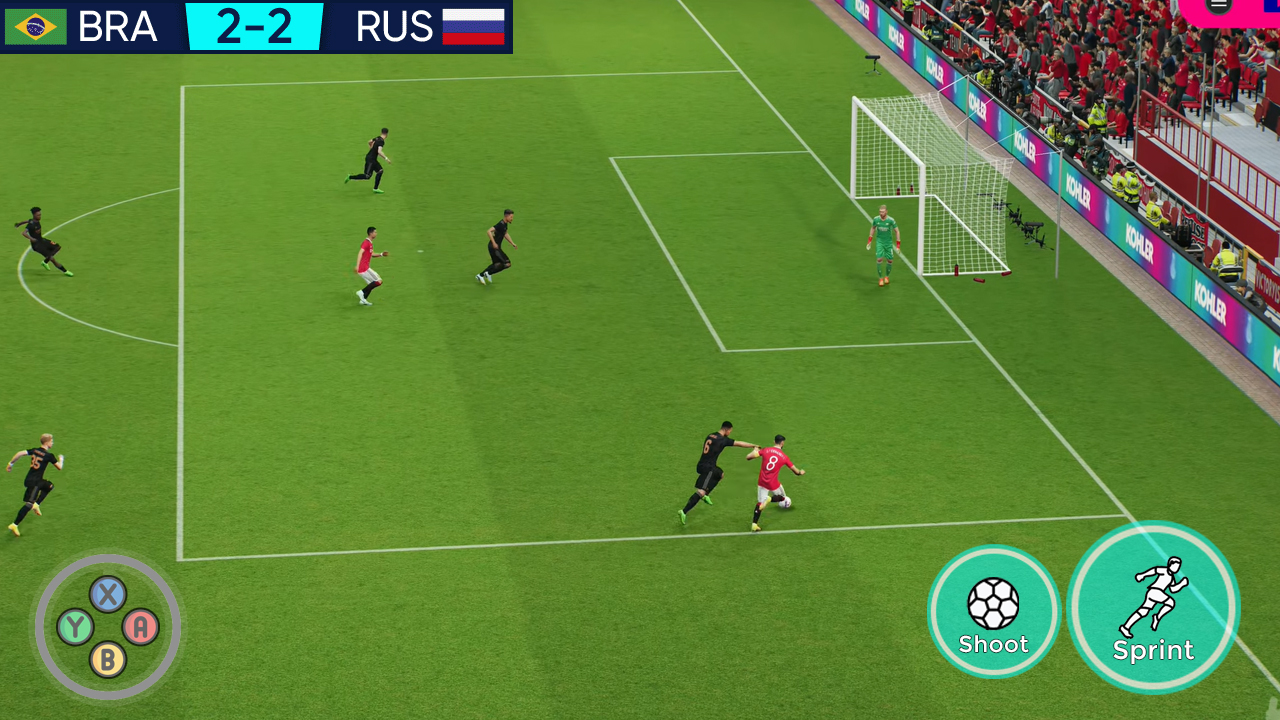 Football World Cup Championship League Soccer Games- Real Goal Keeper ...