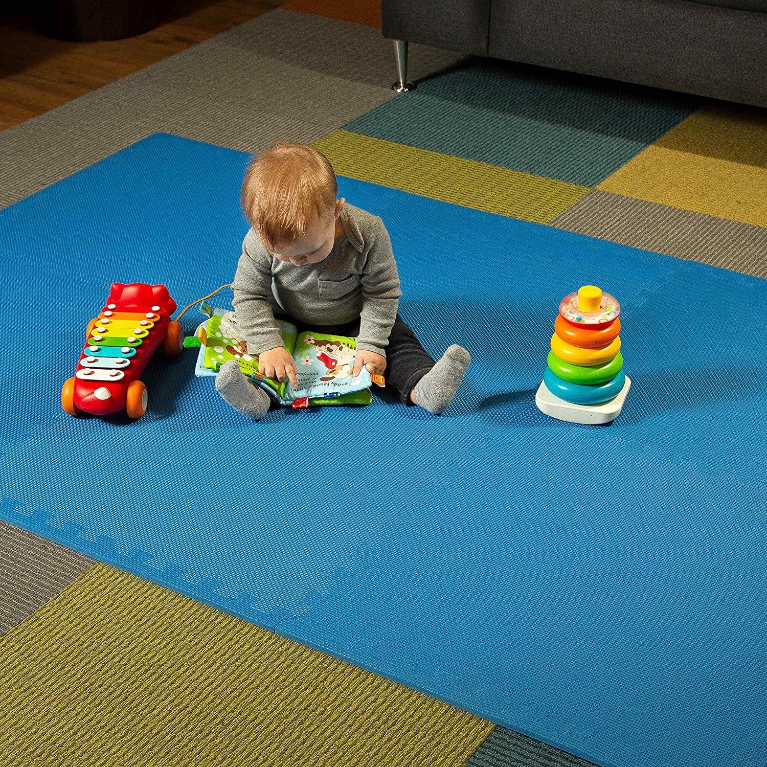 Snapklik.com : IncStores Fitness Foam Flooring Tiles Low-Profile ...