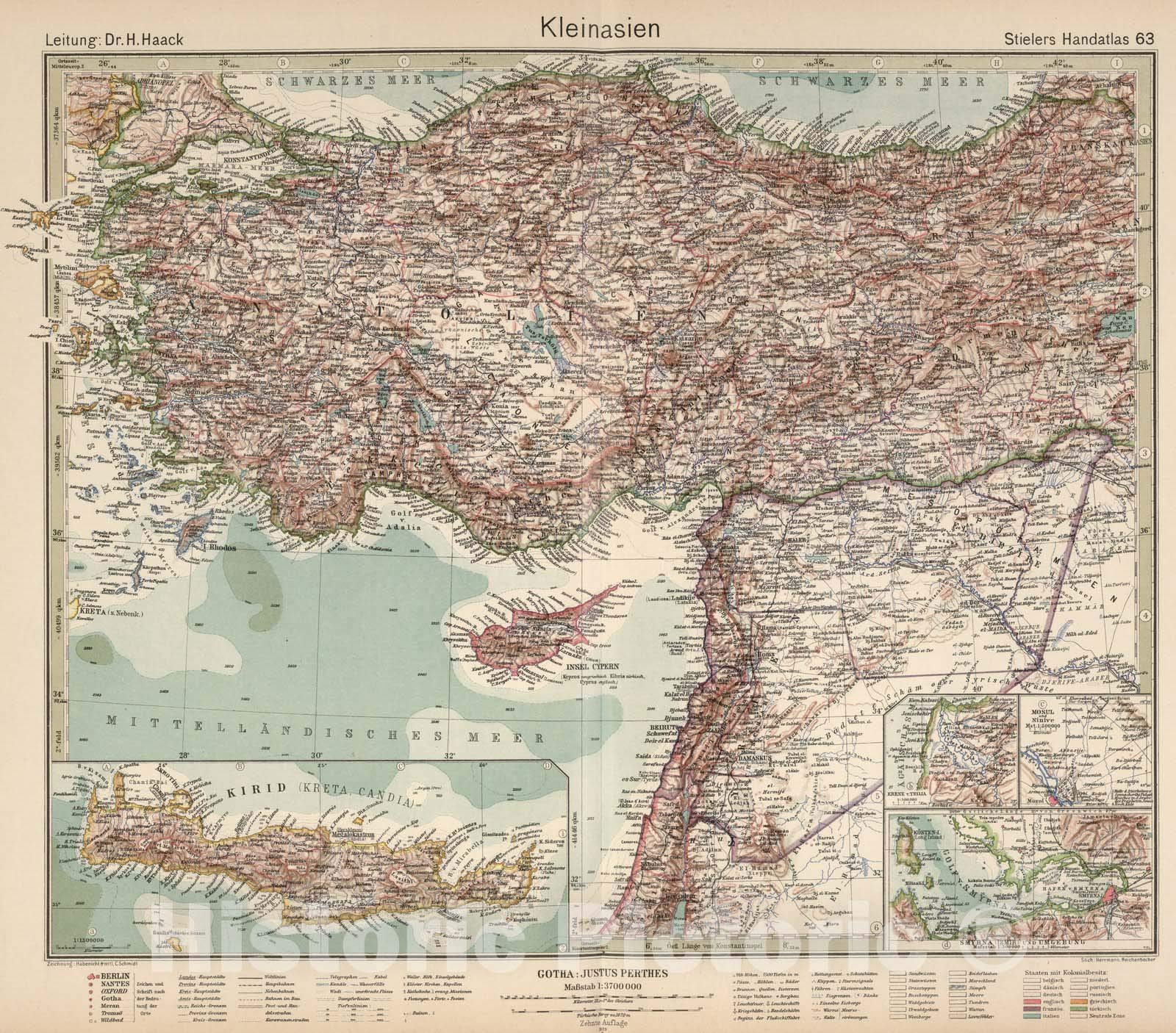 Mapa Da Asia Menor
