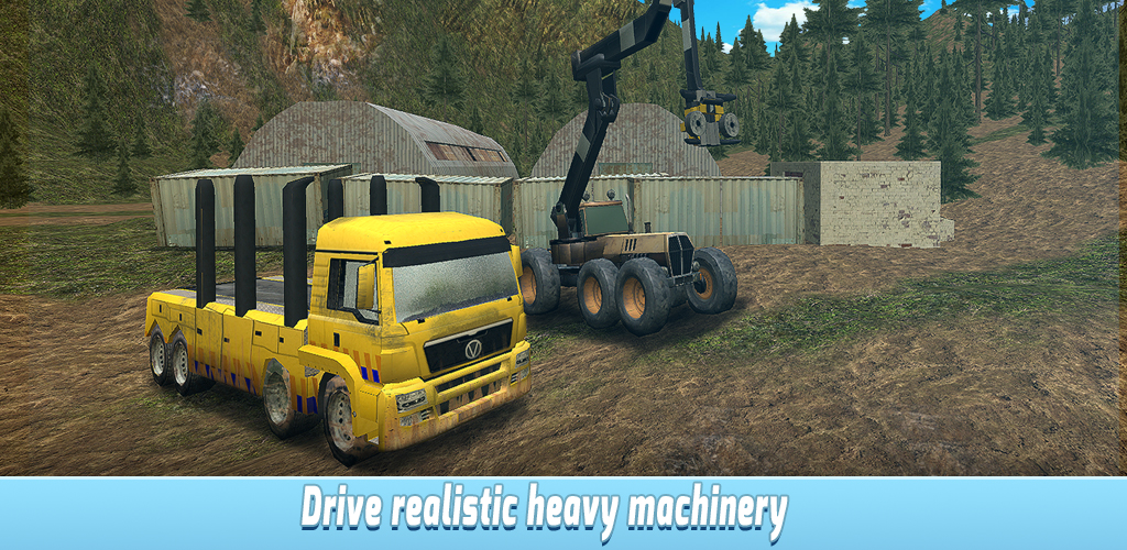 Log Harvester Truck Simulator 3D: Cargo Transport Truck Driving ...
