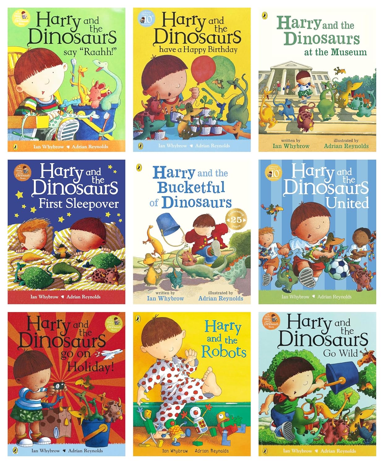 Harry And The Bucketful Of Dinosaurs Collection 9 Books Set: Ian ...