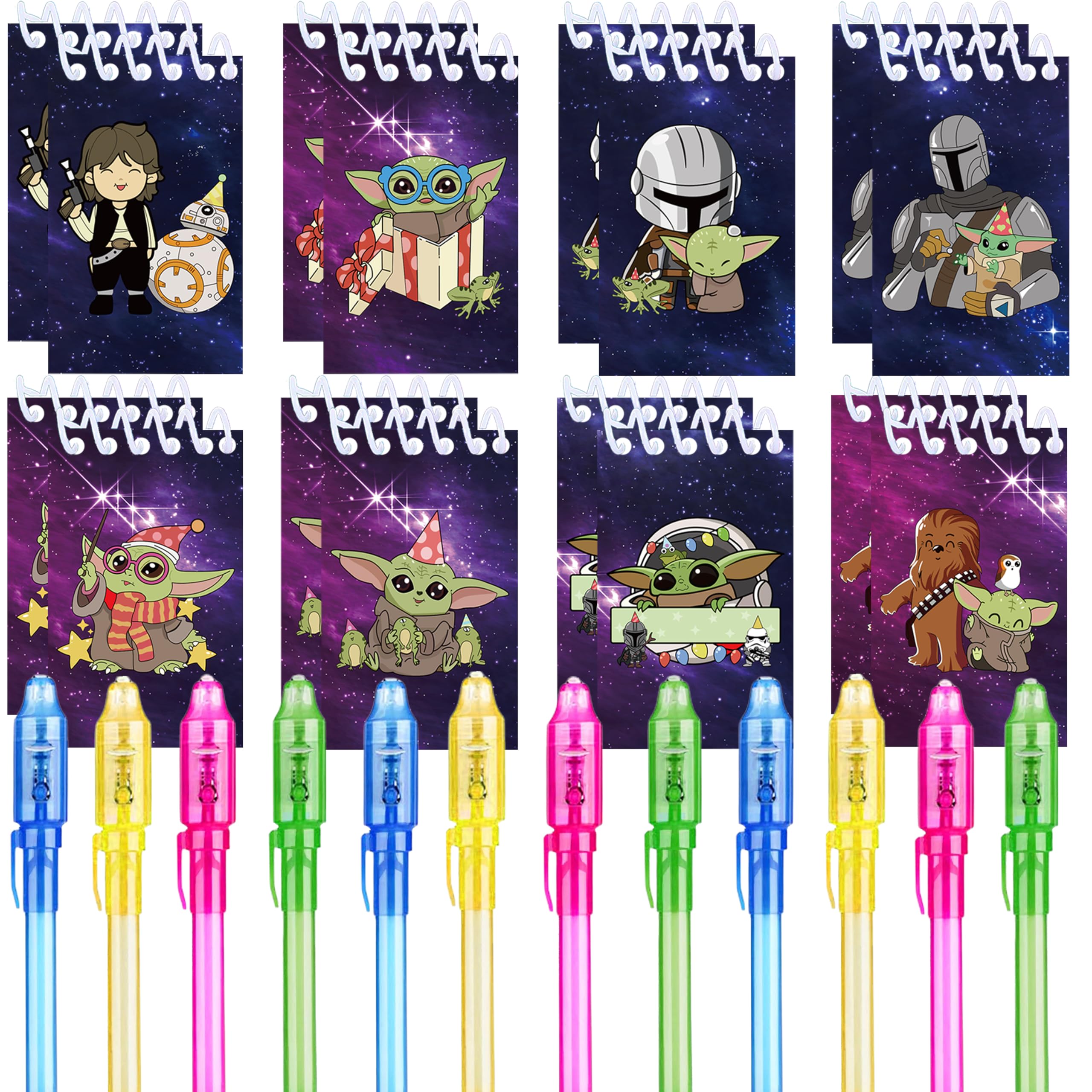 Amazon.com: Jiaoohoo 24 Pcs Baby Joda party favors |12 invisible ink ...